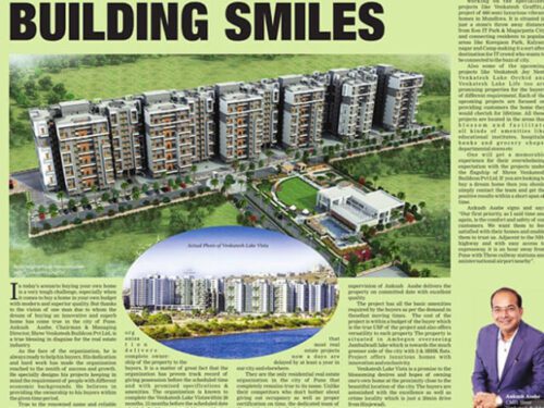 Building Smiles - Venkatesh Buildcon