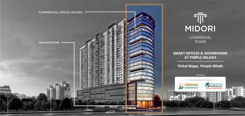 Midori Tower by Venkatesh Buildcon: Premium Commercial Spaces